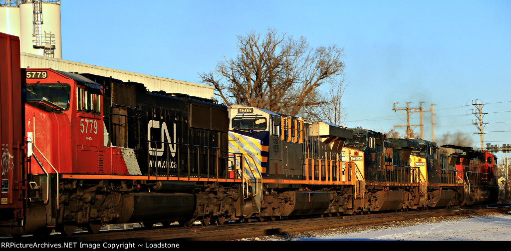 CN 5779 CREX 1505 GECX 7387 GECX 7356